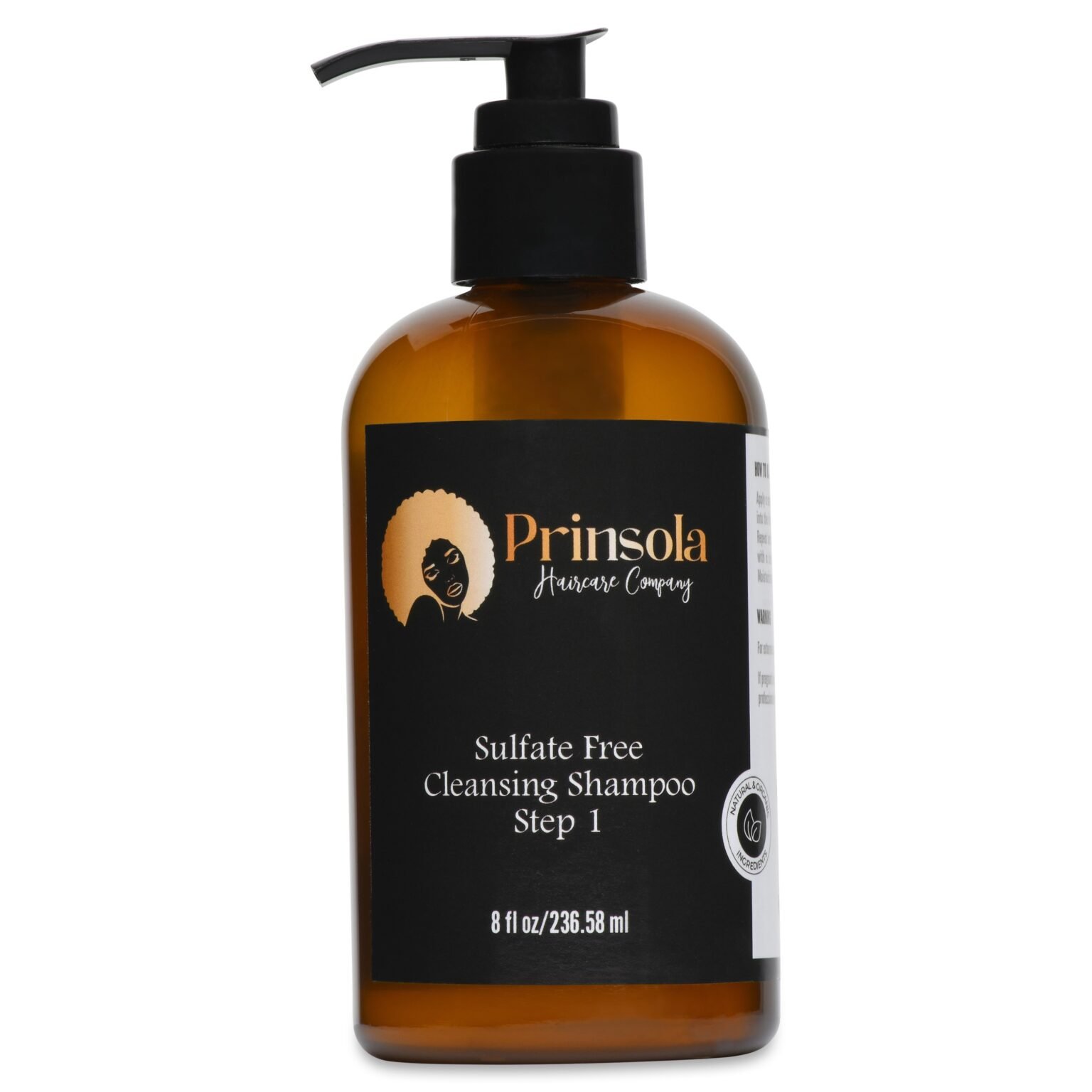 SULFATE FREE CLEANSING SHAMPOO – Step 1 - Prinsola